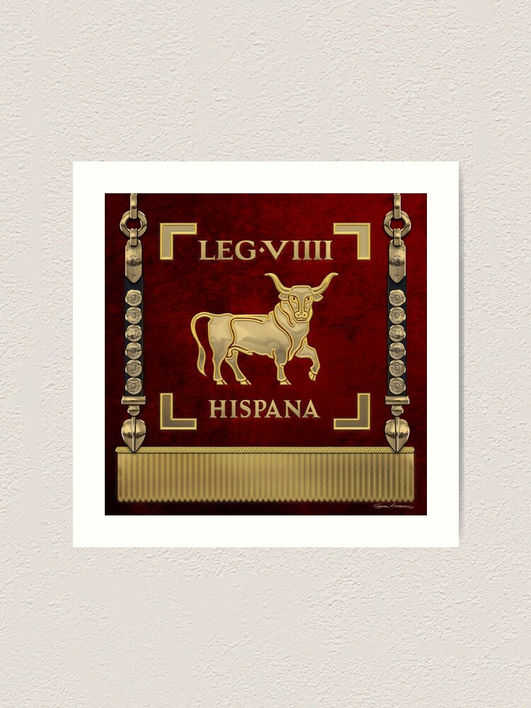 "Standard of the Spanish 9th Legion - Vexillum of Legio IX Hispana" Art ...