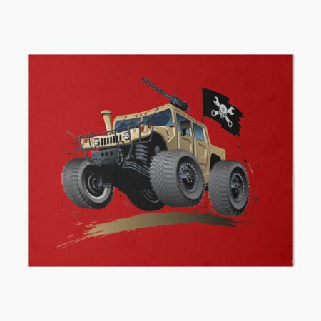 "Cartoon Hummer" Art Board Print for Sale by Mechanick | Redbubble