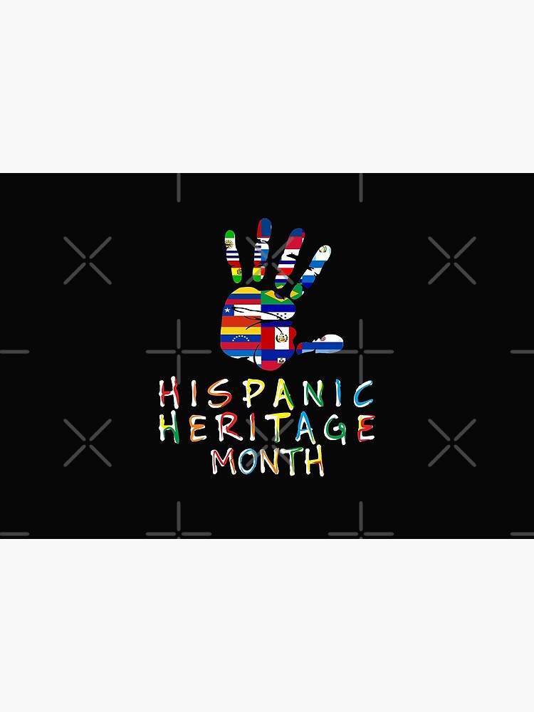 "Hispanic Heritage Month All Latin Countries Flags Hand Print Pride ...
