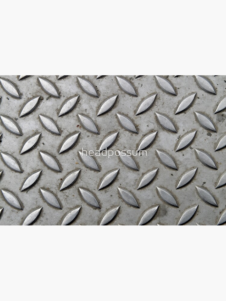 "Industrial Steel Plate" Sticker for Sale by headpossum | Redbubble