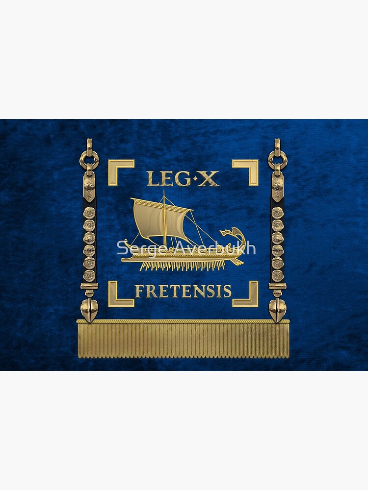 "Trireme Standard der 10. Legion der Meerenge - Blue Vexilloid of Legio ...