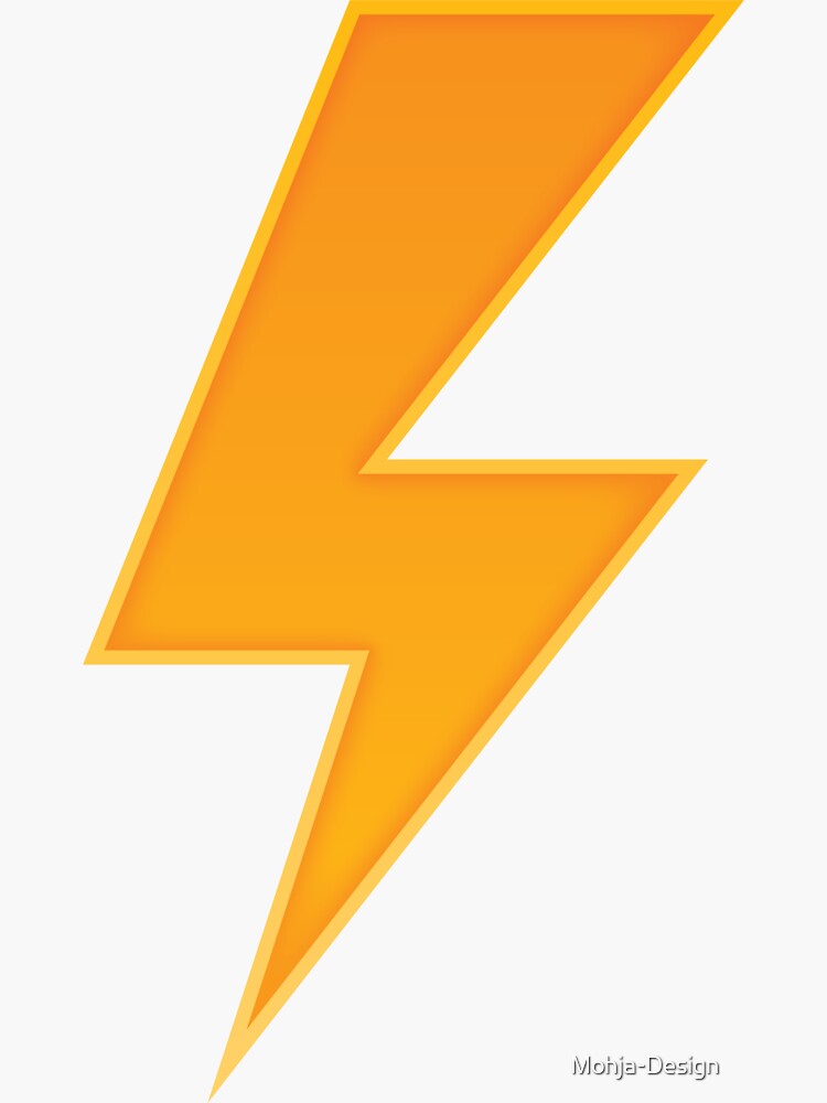 Pegatina «Electricista - rayo, símbolo de electricidad» de Mohja-Design ...