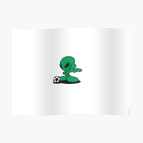 "Alien Football" Poster for Sale by Mattstyle | Redbubble
