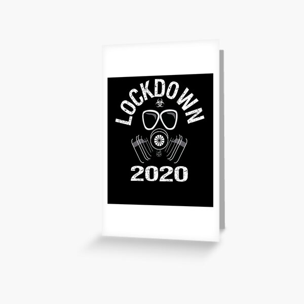 "The Lockdown 2020 Stat Safe Quarantine Meme" Greeting Card for Sale by ...
