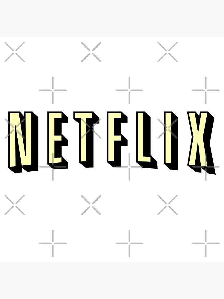 "Yellow Netflix Logo" Poster by annxva | Redbubble