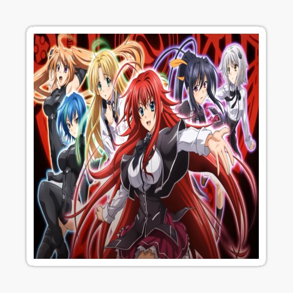 "High School DxD Group" Sticker by aventi24 | Redbubble