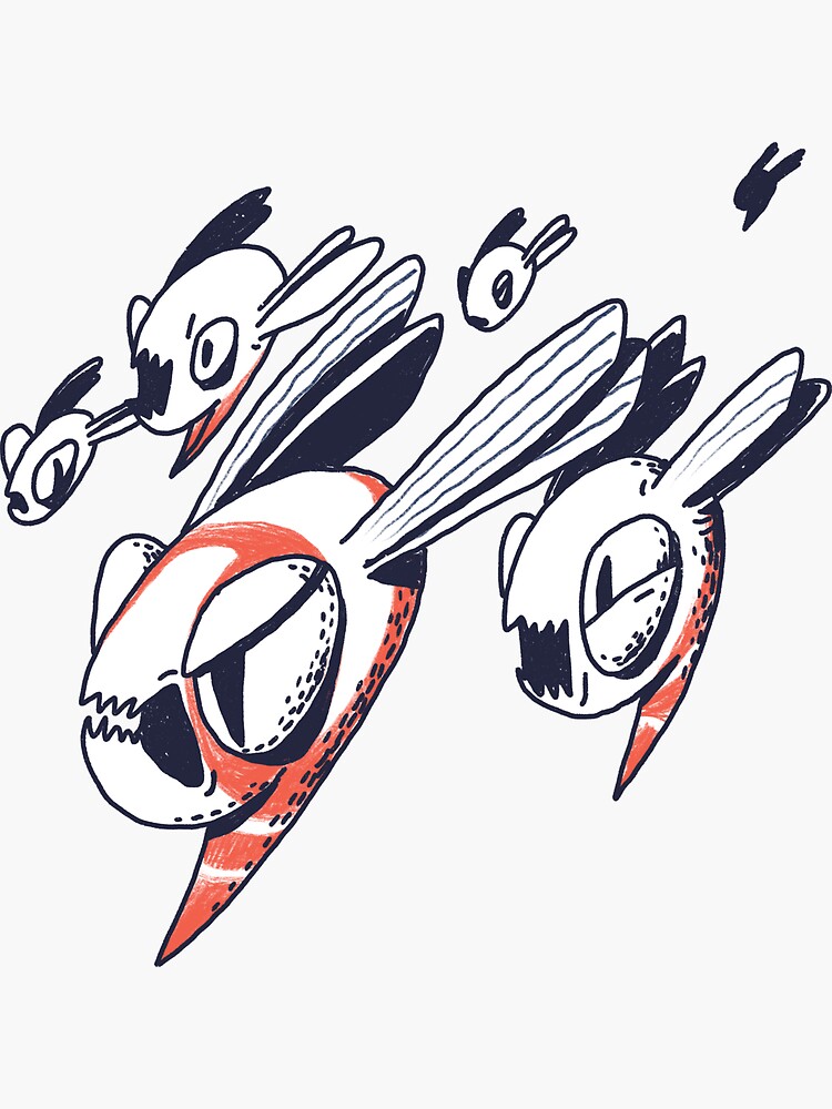 "Flying commas" Sticker for Sale by anykeen | Redbubble