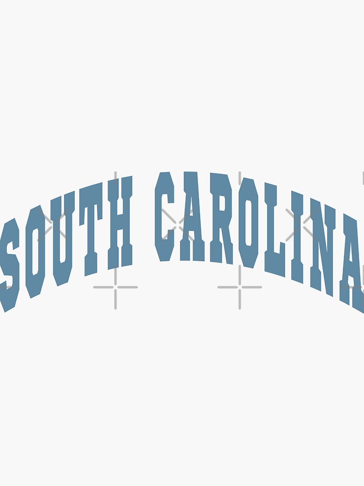 "South Carolina Varsity Lettering Design" Sticker for Sale by rydland ...