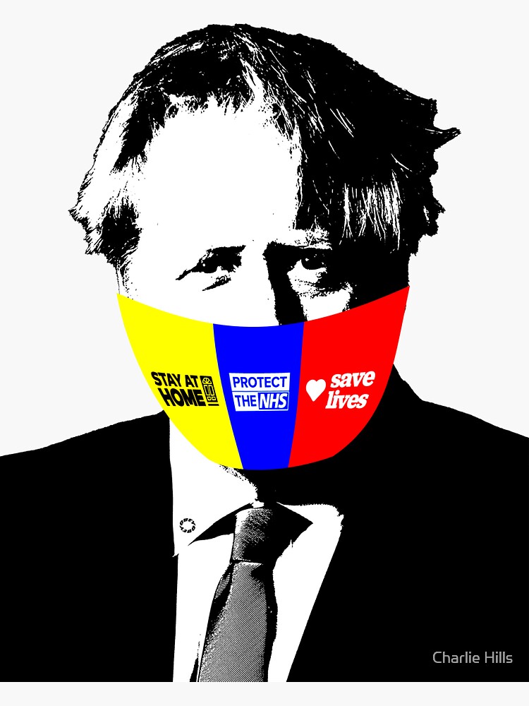 "Masked Up " Sticker by charliehills78 | Redbubble