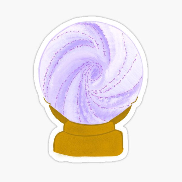 "Crystal Ball" Sticker for Sale by mmuir1234 | Redbubble