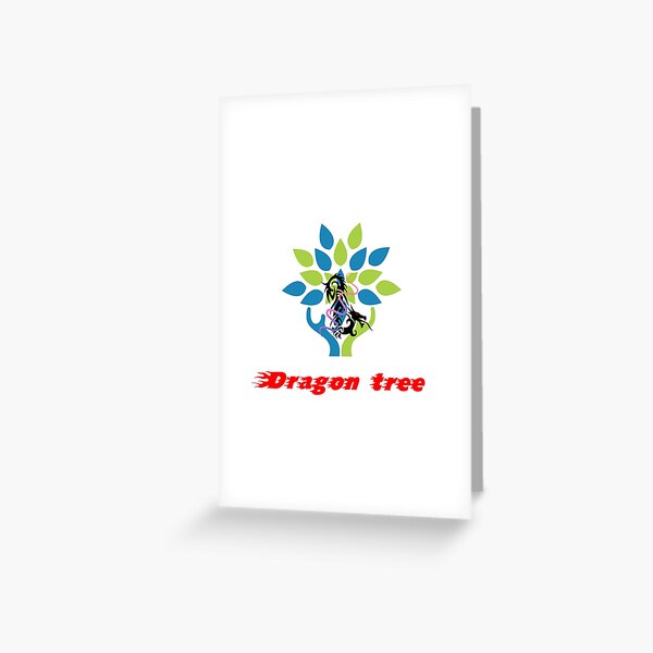"Dragon tree logo" Greeting Card by Dipai1993 | Redbubble
