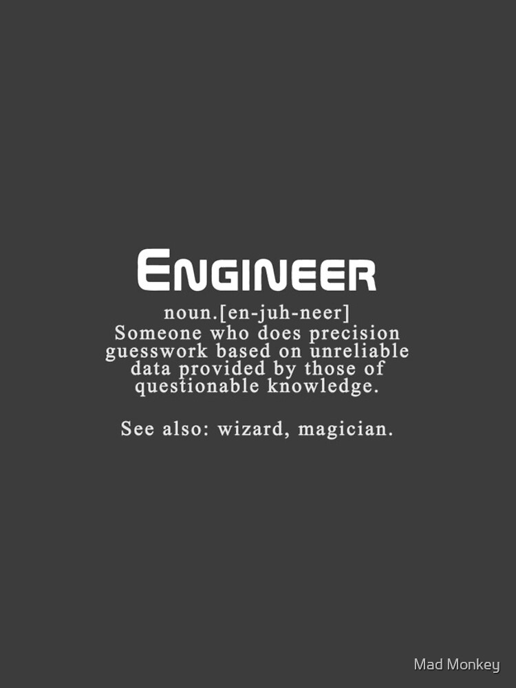 "Meaning of the word "engineer"" iPhone Case for Sale by mad-monkey ...