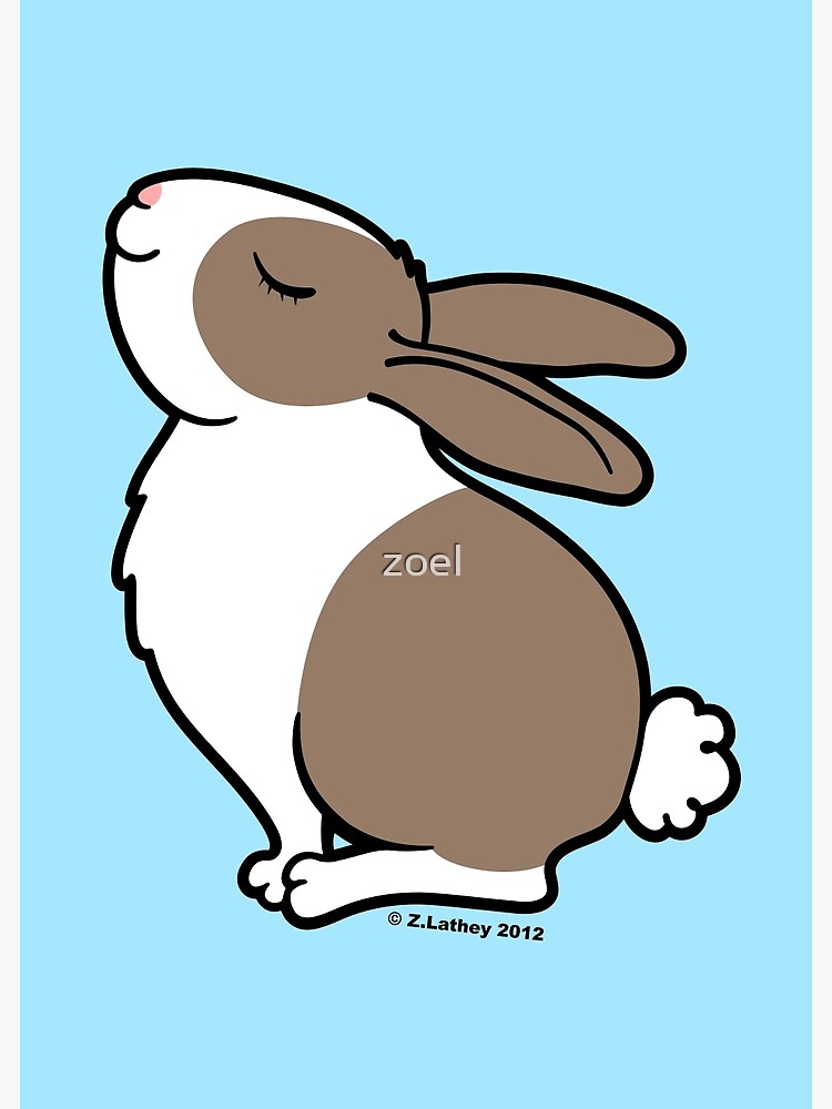 "Proud Bunny Rabbit " Poster for Sale by zoel | Redbubble