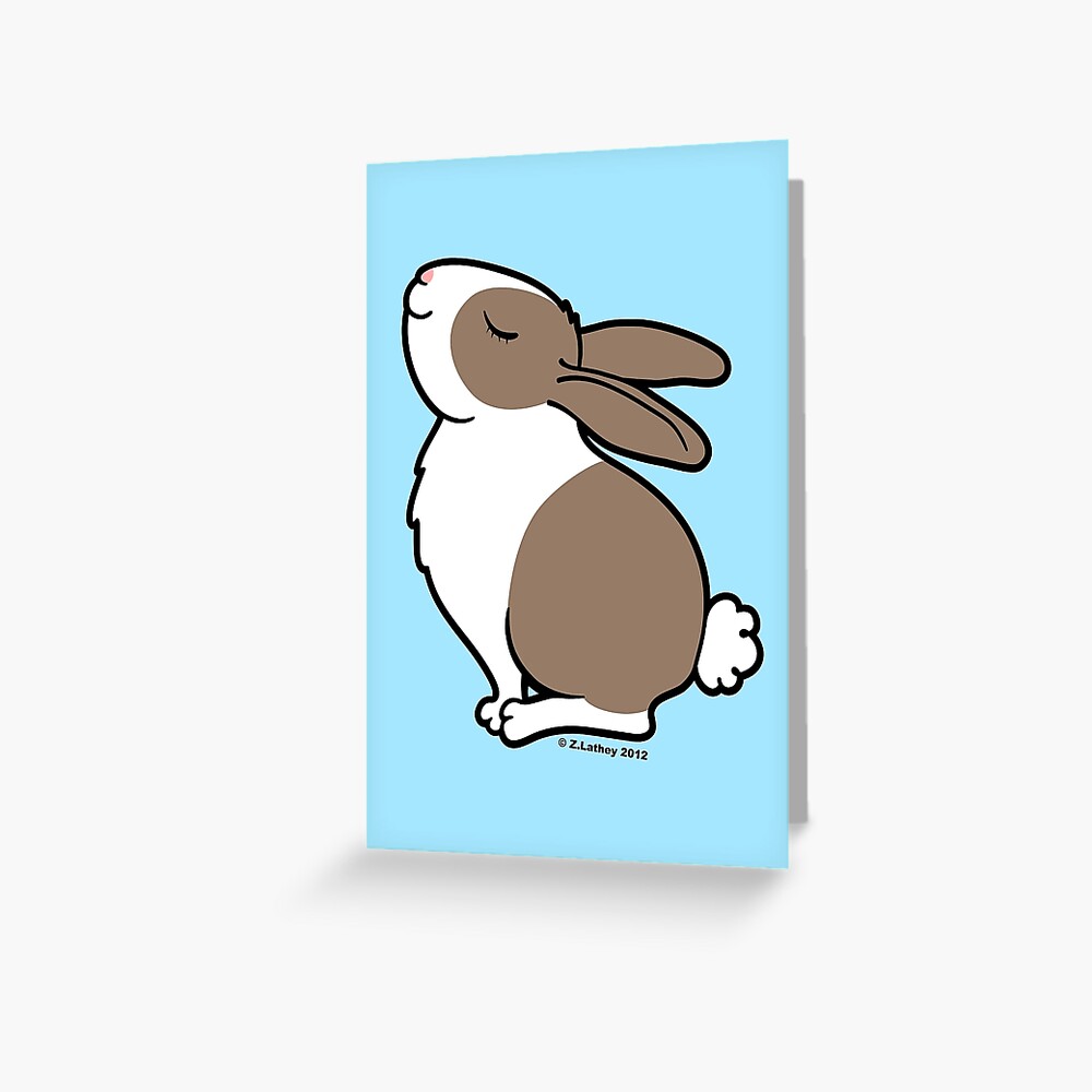 "Proud Bunny Rabbit " Greeting Card for Sale by zoel | Redbubble