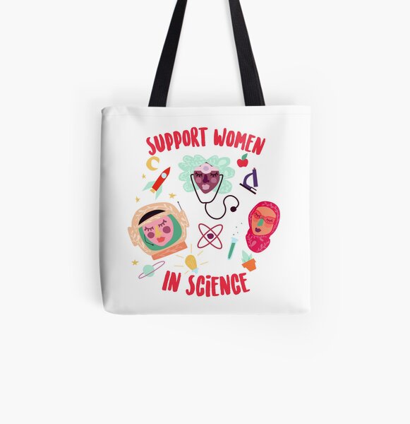 "Support Women in Science" Tote Bag for Sale by DesignLagartija | Redbubble