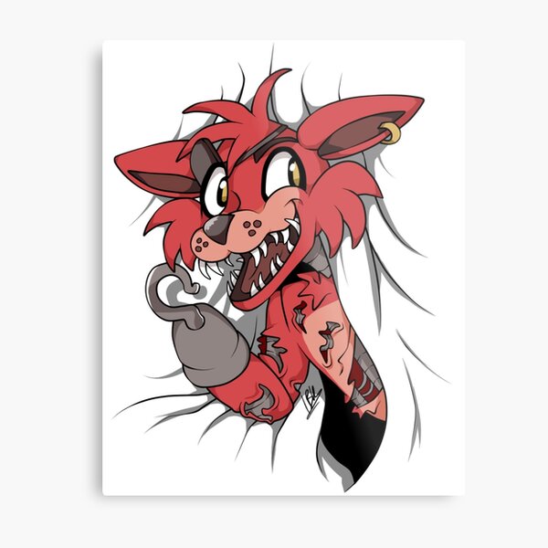 Foxy The Pirate Metal Prints | Redbubble