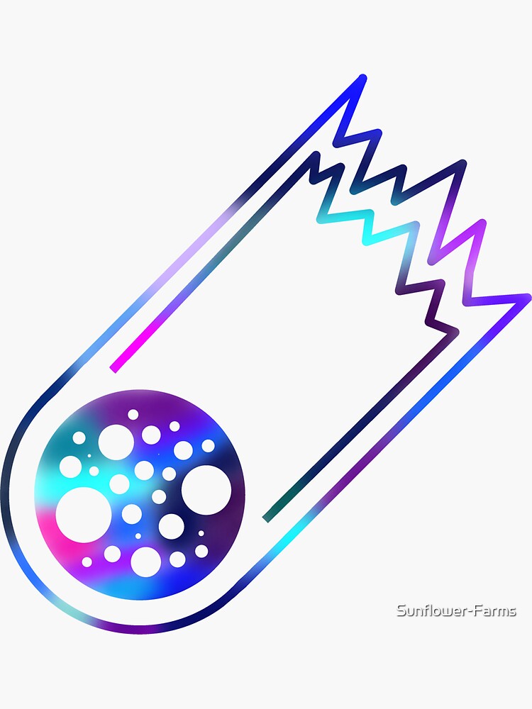 "Retro Comet" Sticker by Sunflower-Farms | Redbubble