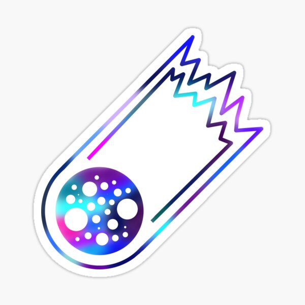 "Retro Comet" Sticker by Sunflower-Farms | Redbubble