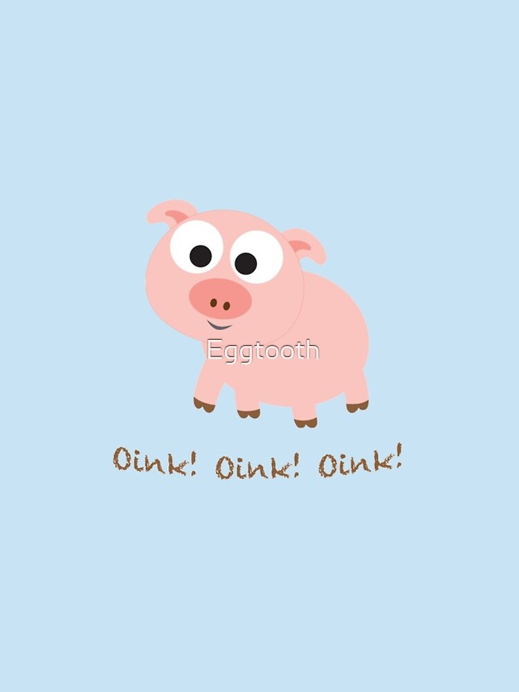 "Oink! Oink! Oink! Cute Pink Pig" iPhone Case for Sale by Eggtooth ...