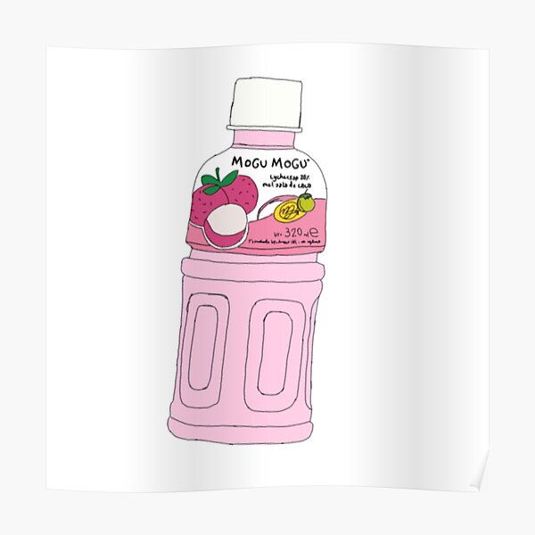 "Lychee Mogu Mogu Drink Art" Poster by weebstickorz | Redbubble
