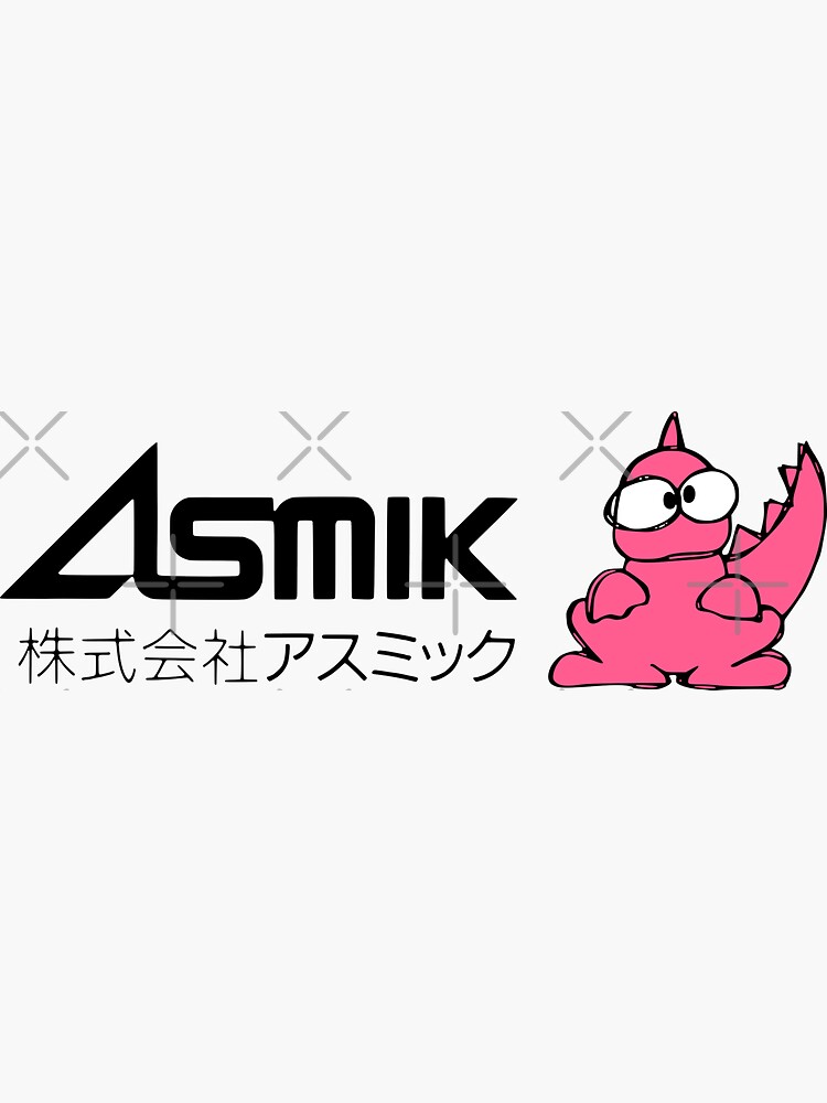 "Asmik Ace (ア ス ミ ッ ク ・ エ Logo Logo) Logo" Sticker von RubenCRM | Redbubble