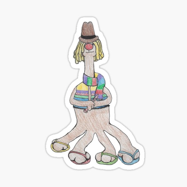 "Peruvian Monster" Sticker by ArtChildGalore | Redbubble