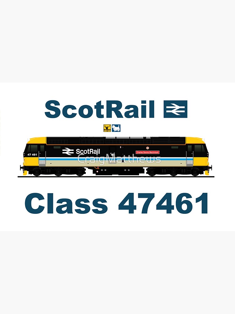 "ScotRail class 47 locomotive" Sticker for Sale by CraigMatthews ...