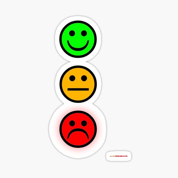 "Smiley-Ampeln - Grün für Go" Sticker von muz2142 | Redbubble