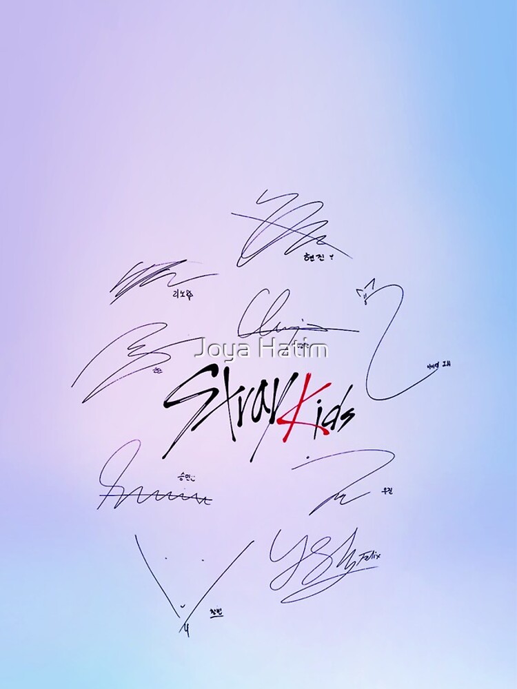 Stray Kids ot9 - Signatures iPhone Case sold by Contractual Tamqrah ...