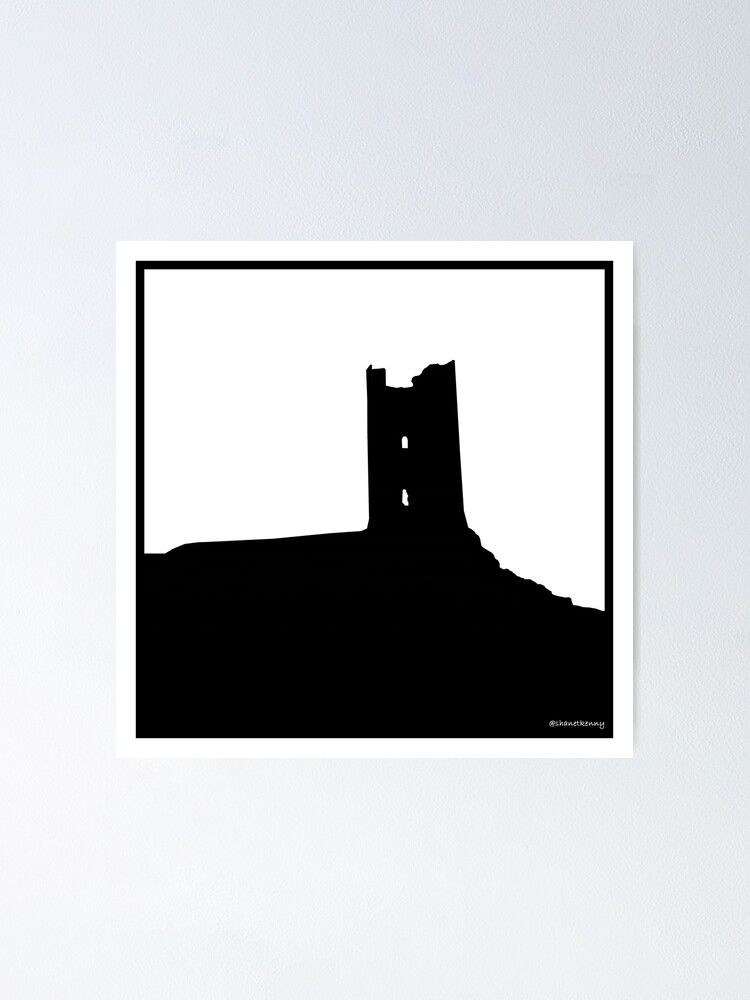 "Fenit Castle Silhouette" Poster for Sale by KennyS92 | Redbubble