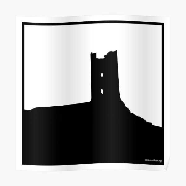 "Fenit Castle Silhouette" Poster for Sale by KennyS92 | Redbubble