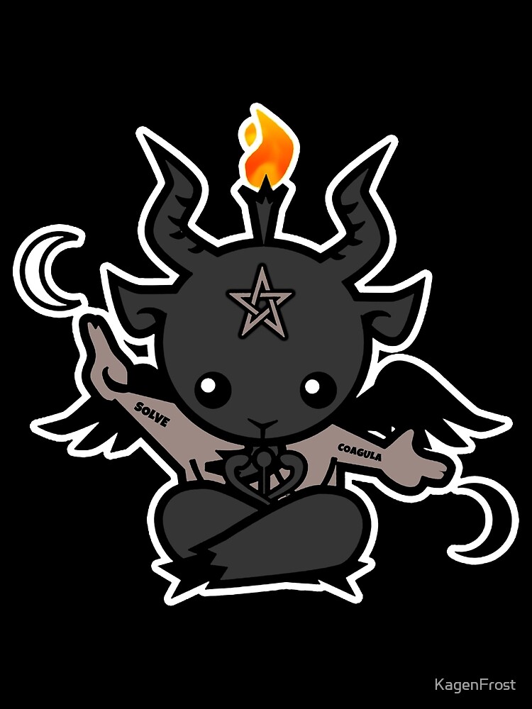 "Chibi Baphomet" Art Print for Sale by KagenFrost | Redbubble
