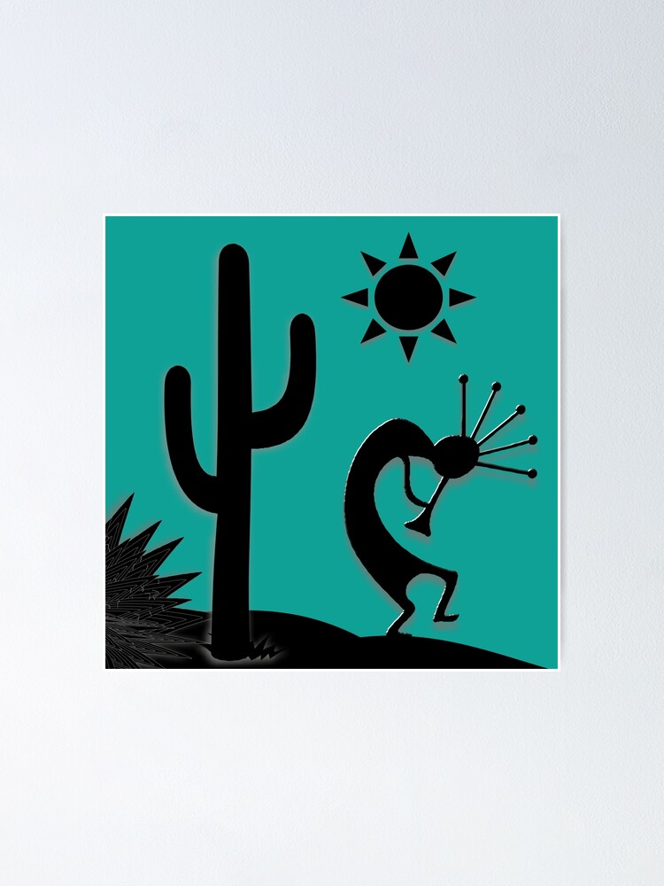 Silhouette Kokopelli Poster For Sale By Culturalview Redbubble
