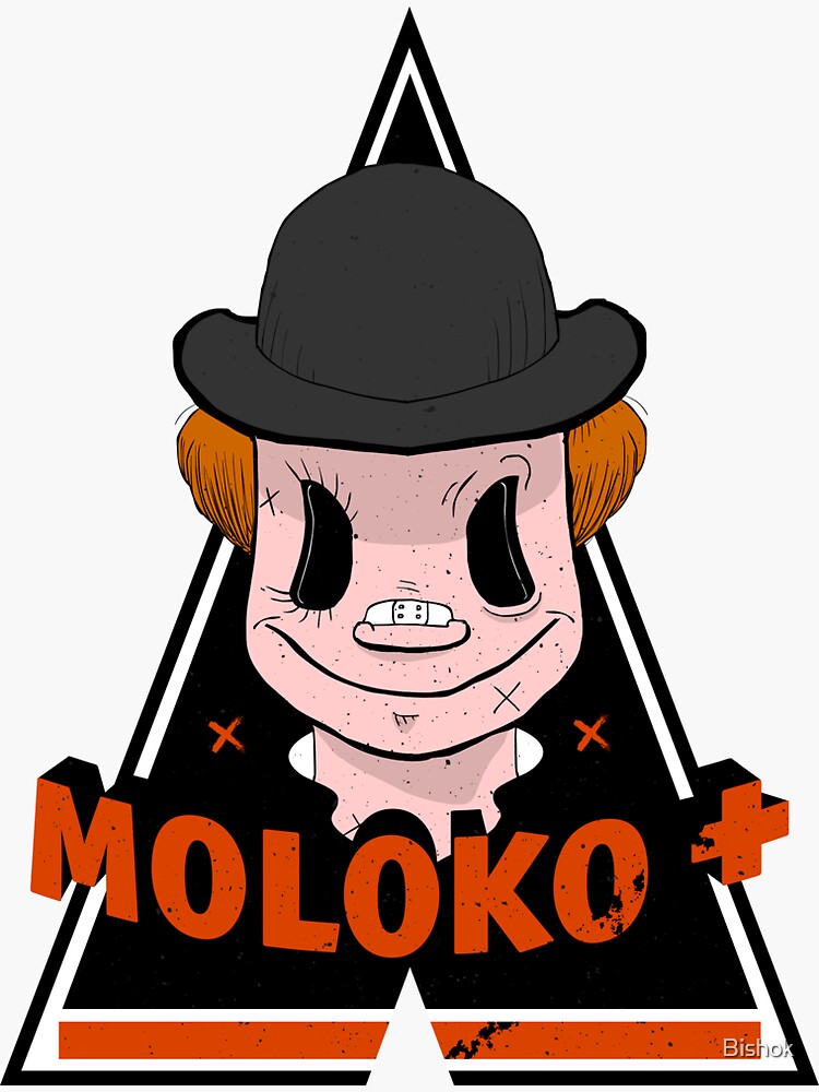 "MOLOKO PLUS" Sticker by Bishok | Redbubble