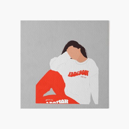 "Addison Rae Drawing" Art Board Print for Sale by kkrenny13 | Redbubble