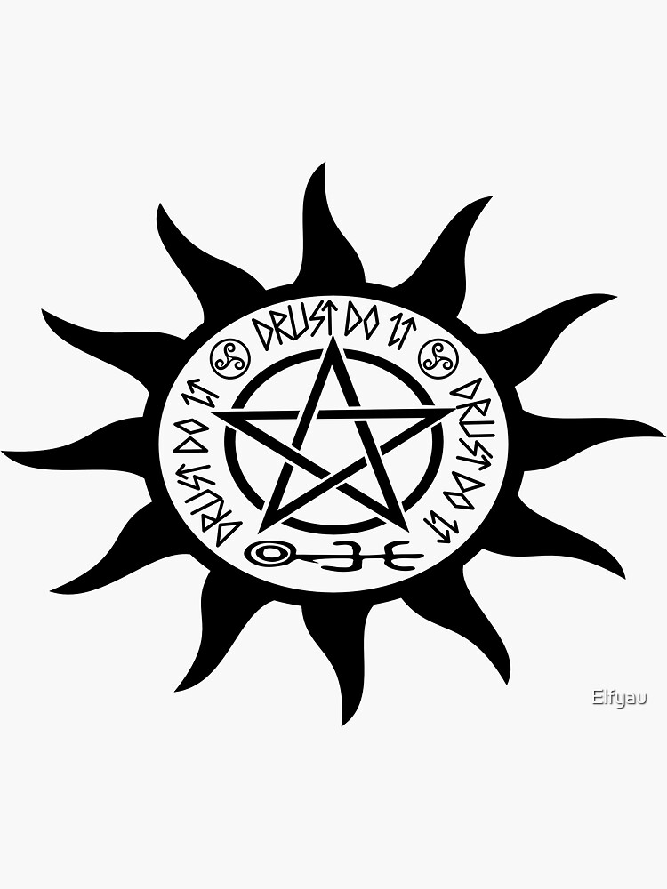 "Drust Do It" Sticker by Elfyau | Redbubble