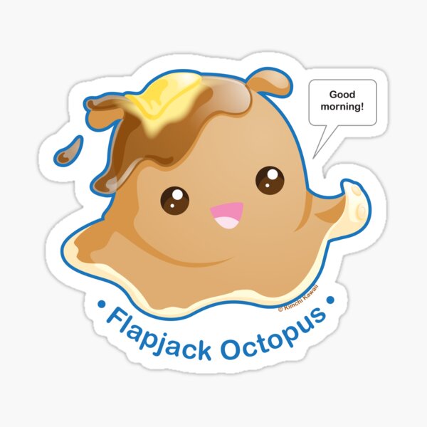 "Cute Flapjack Octopus" Sticker by kimchikawaii | Redbubble