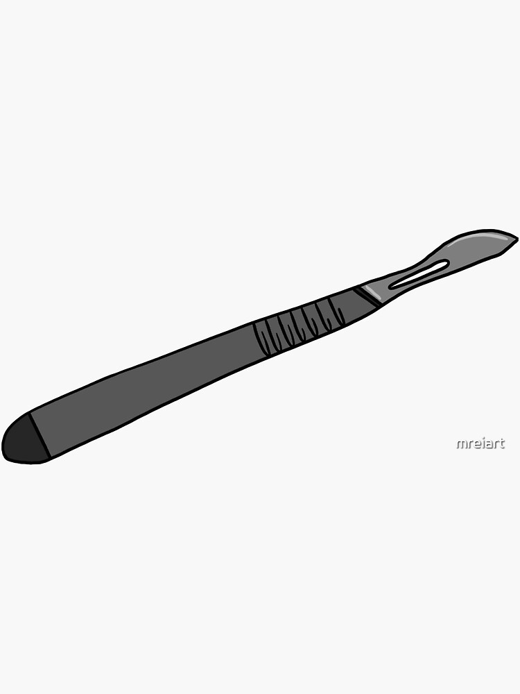 "embalming scalpel" Sticker for Sale by mreiart | Redbubble
