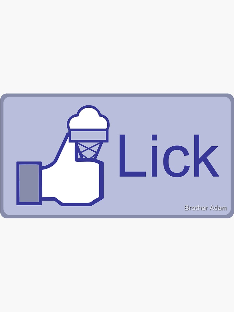 "Lick" Sticker for Sale by atartist | Redbubble
