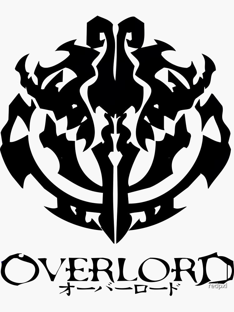 "Overlord Crest" Sticker for Sale by redpxl | Redbubble