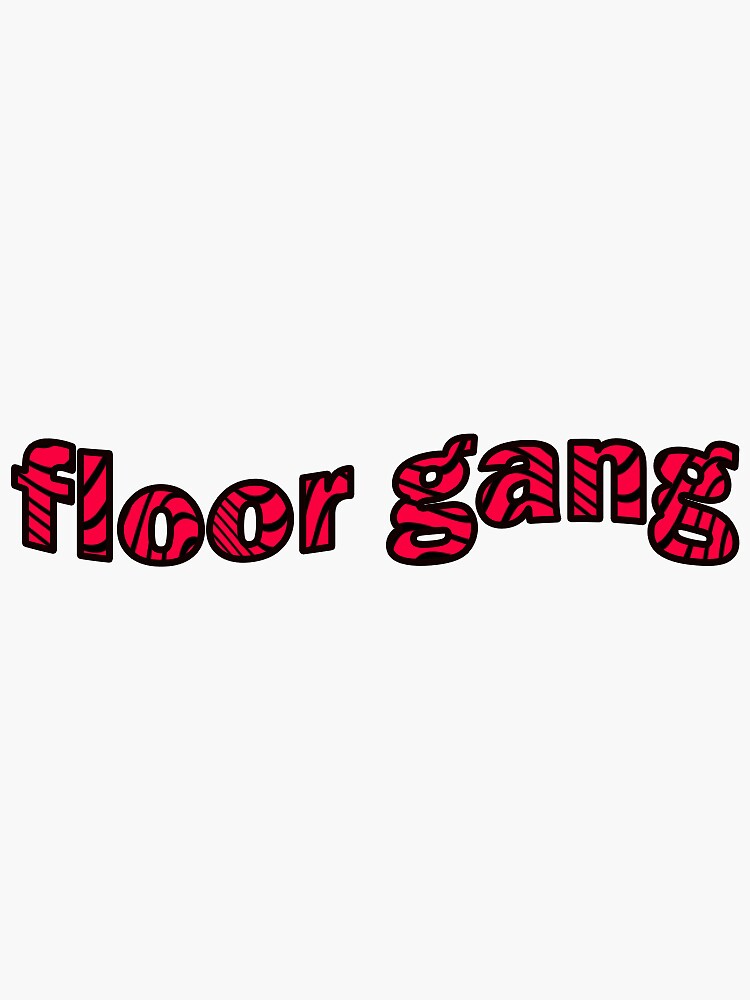 "Floor Gang Pewdiepie Sticker" Sticker for Sale by aarcadia | Redbubble