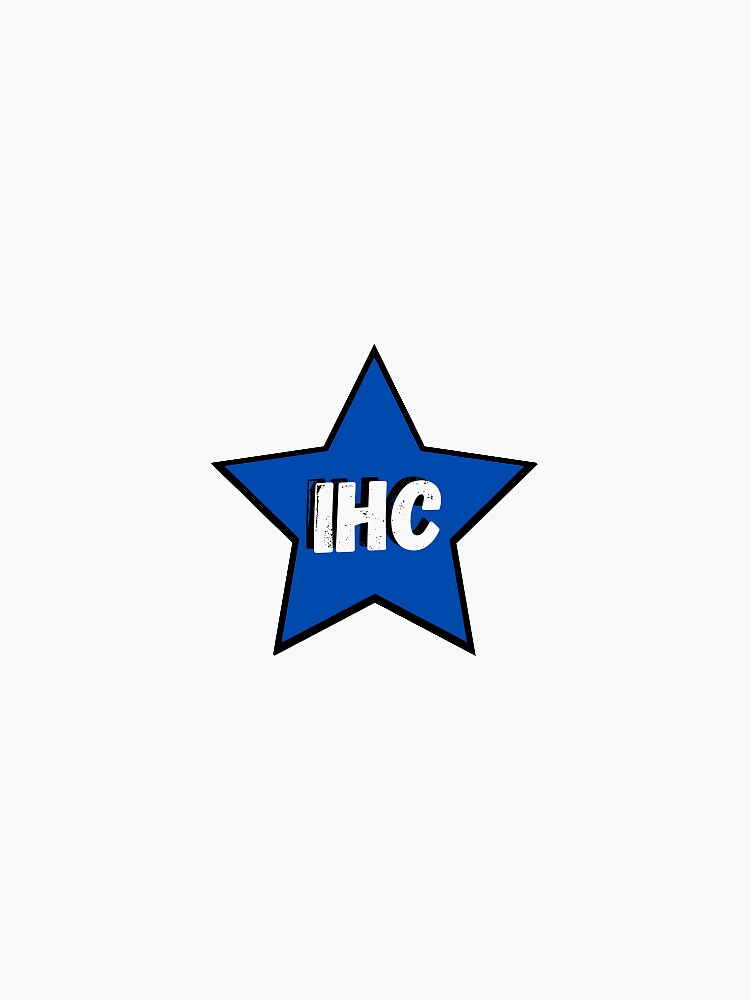 "ihc star" Sticker for Sale by BShamus | Redbubble
