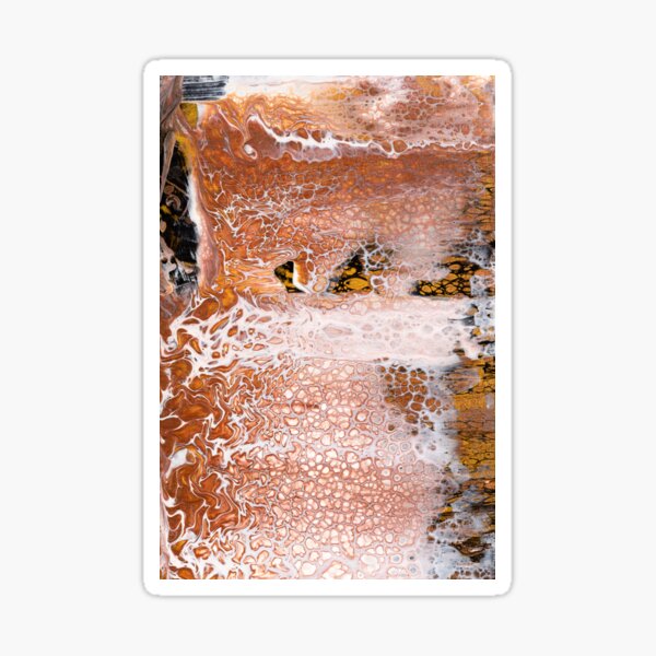 "Abstract Painting Fragment" Sticker by visfineart | Redbubble
