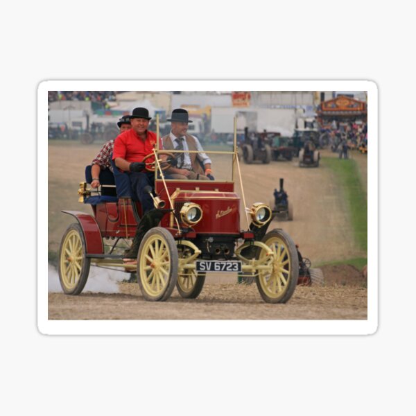 "GDSF 2015 - Stanley Steam Car" Sticker by RedHillDigital | Redbubble