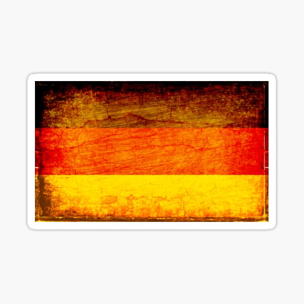 "Vintage German Flag" Sticker by Callum0414 | Redbubble