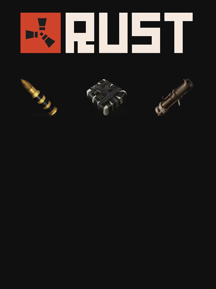 "Rust Raid " T-shirt for Sale by mrbleek | Redbubble | rust t-shirts ...