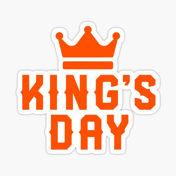 "Koningsdag Kings Day Holland Orange" Sticker for Sale by SalahBlt ...
