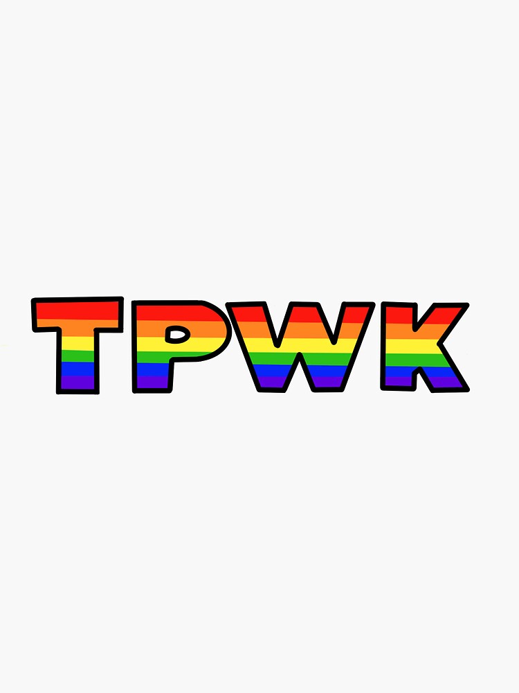 "TPWK Pride" Sticker by lydia-hong | Redbubble