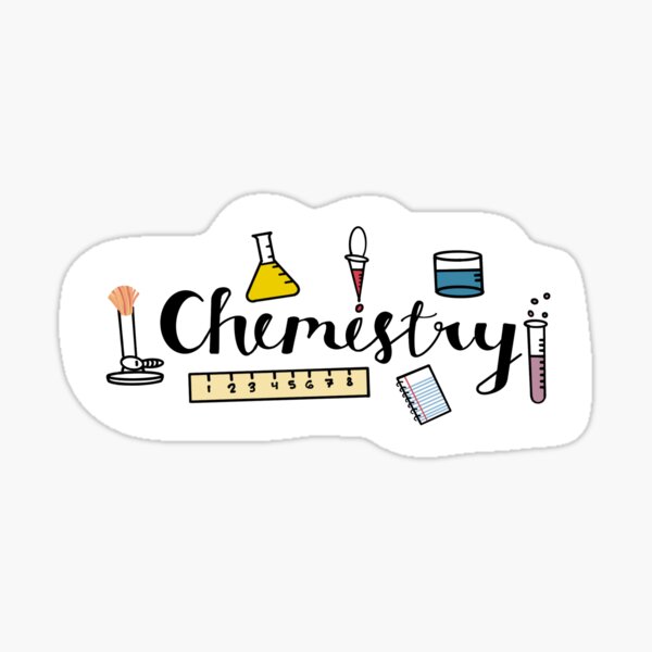 "Chemistry Design" Sticker for Sale by sshanahan03 | Redbubble