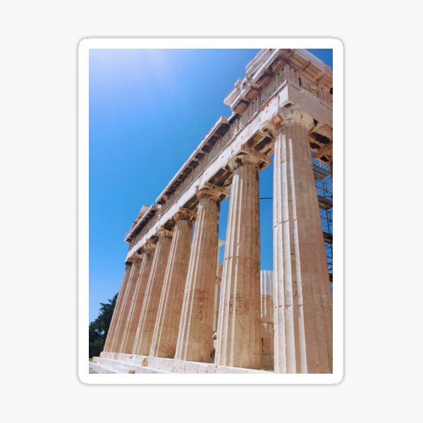 Sticker « Parthénon Grèce Façade Athènes », par lil-lizard | Redbubble